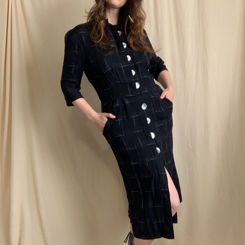 1940s Jetsons Retro Secretarial Dress - Gem